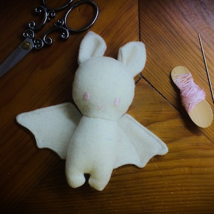 Baby Bat Pattern Easy Bat Plush Pattern and Tutorial Halloween Doll ...