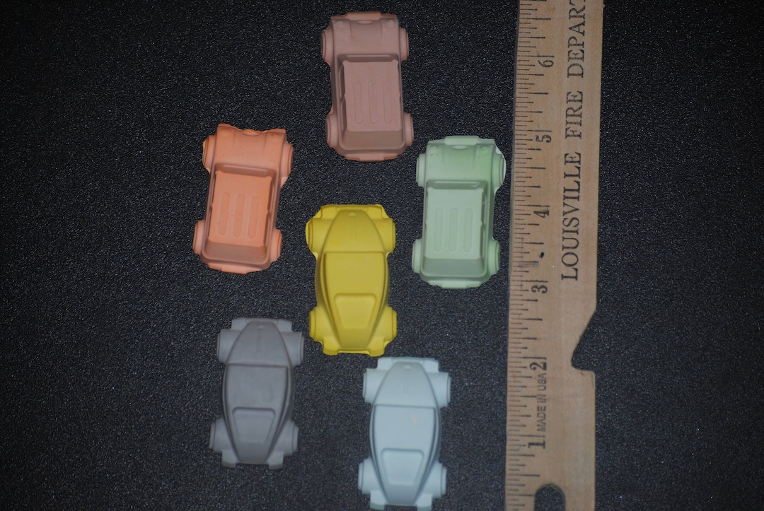 Set of 6 Race Car Sidewalk Chalk - Etsy