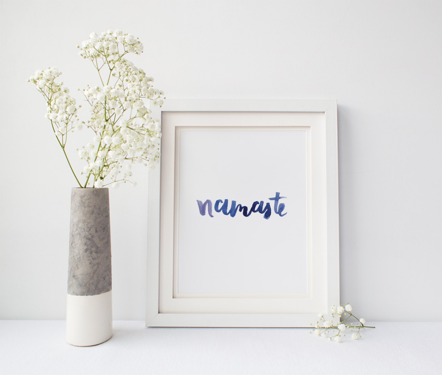 Namaste Print Yoga Art Zen Art Yoga Prints Yoga Mantra - Etsy