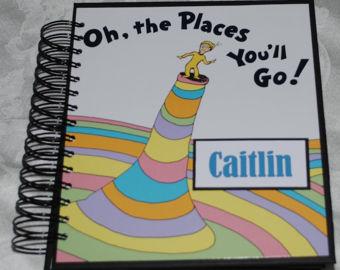 Personalized Oh the Places You'll Go Graduation Album, Retirement ...