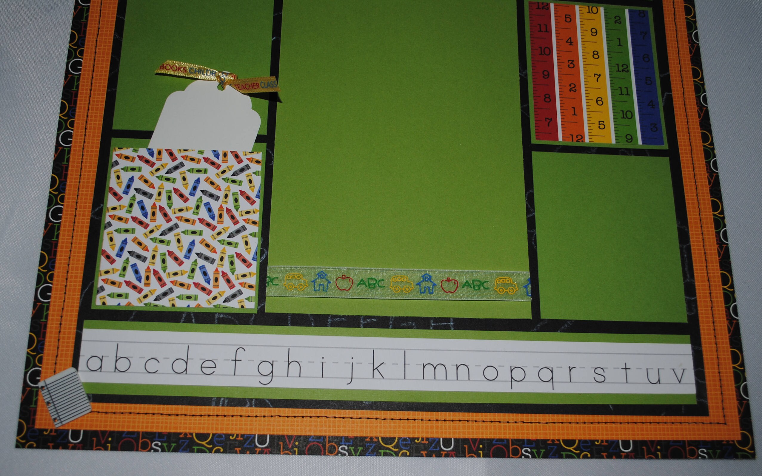 Back to School First Day of School 12 X 12 Scrapbook Page - Etsy