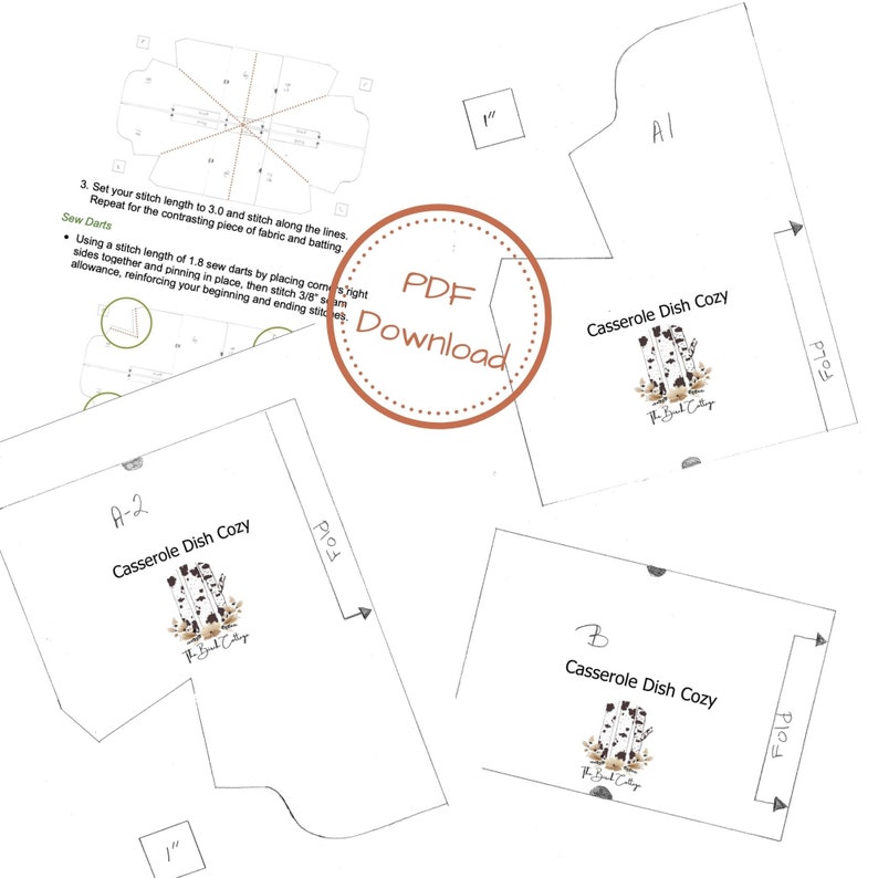 Casserole Dish Cozy Pattern for 9x13 Anchor Hocking - Etsy