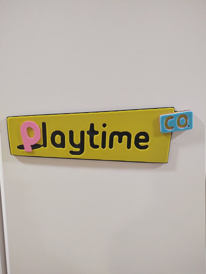 8 Poppy Playtime Co Door Sign Wall Logo - Etsy Singapore