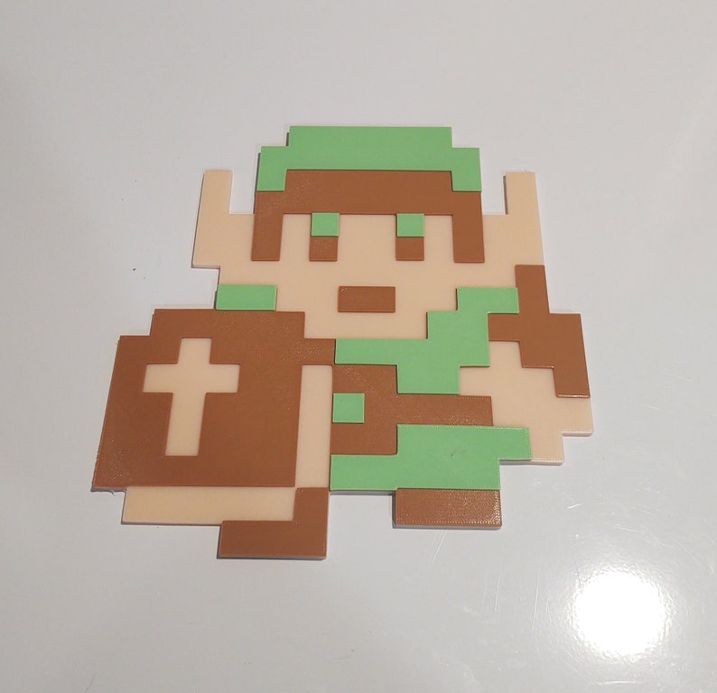 8-bit Link Legend of Zelda NES Pixel Art Sprite Wall - Etsy Israel