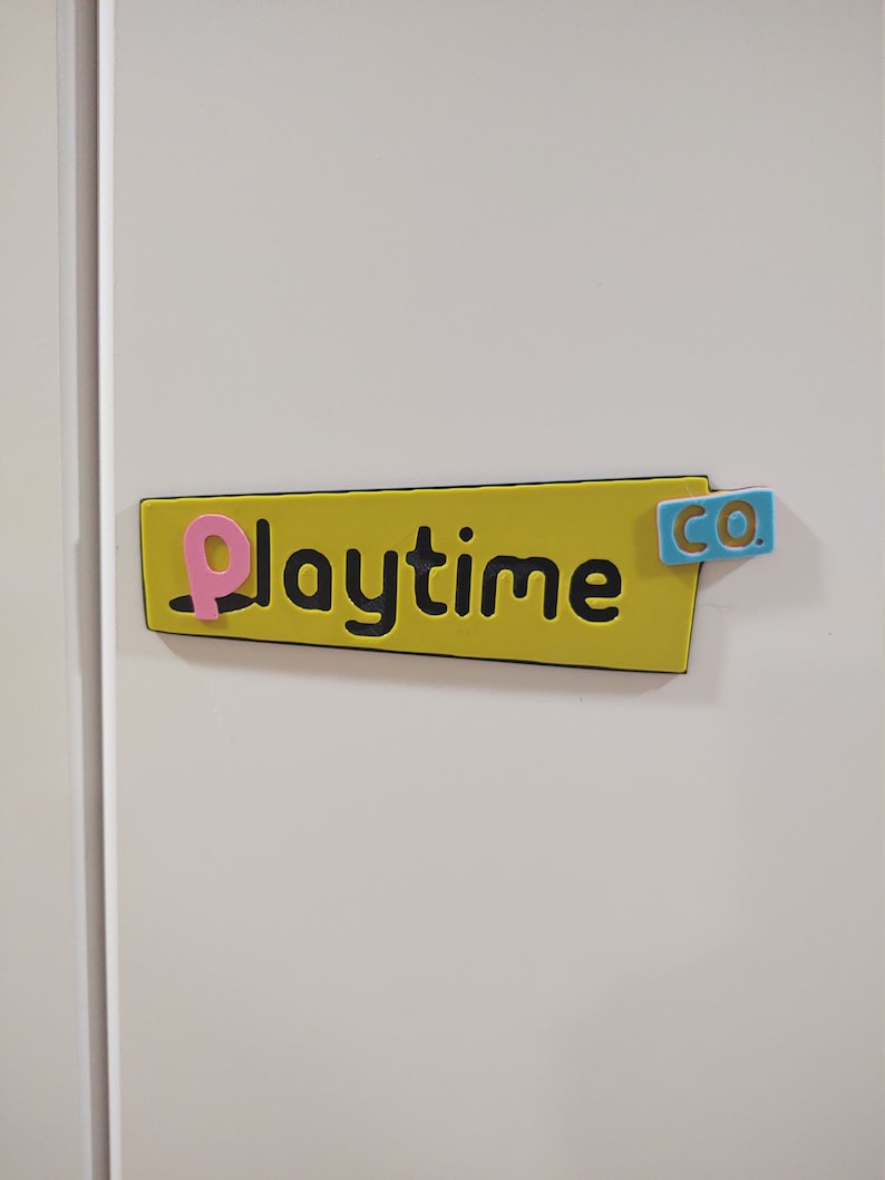 8 Poppy Playtime Co Door Sign Wall Logo - Etsy Australia