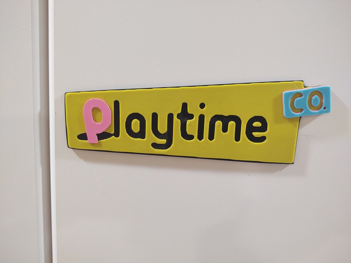8 Poppy Playtime Co Door Sign Wall Logo - Etsy