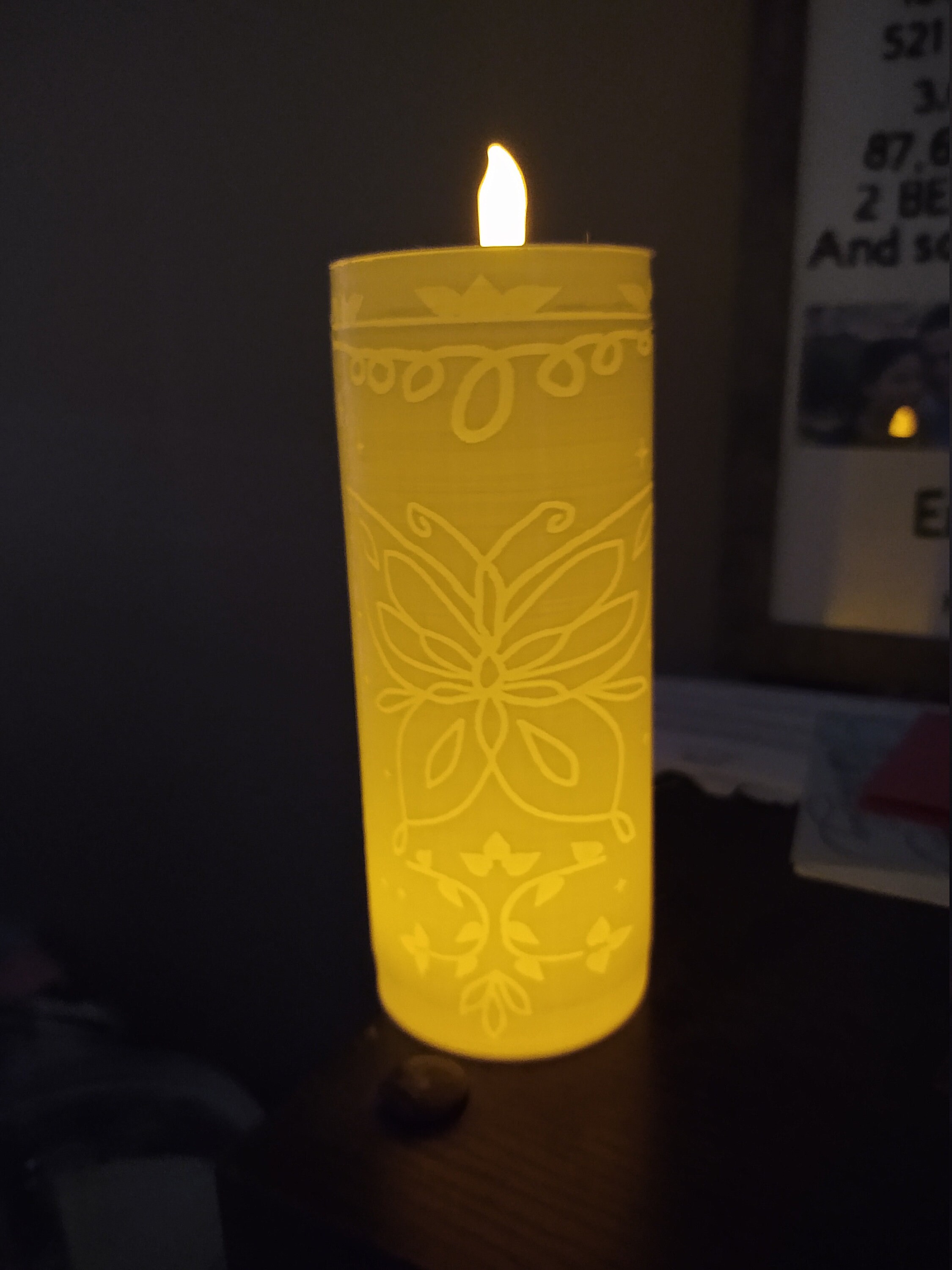 Encanto Party Miracle Candle Replica Inside Lights up and Top - Etsy