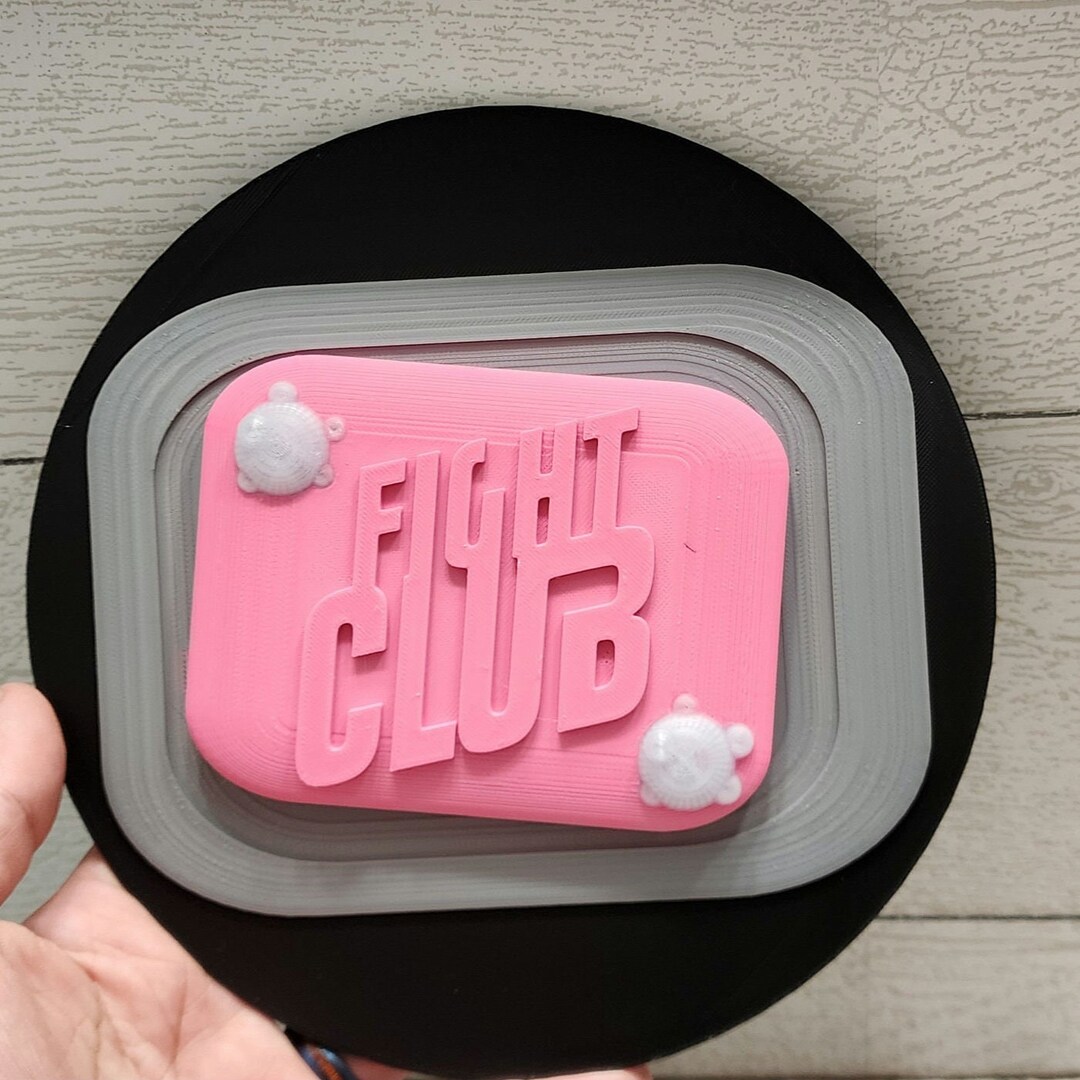 Fight Club 3D Printed Logo Sign, Movie Art Decor - Etsy