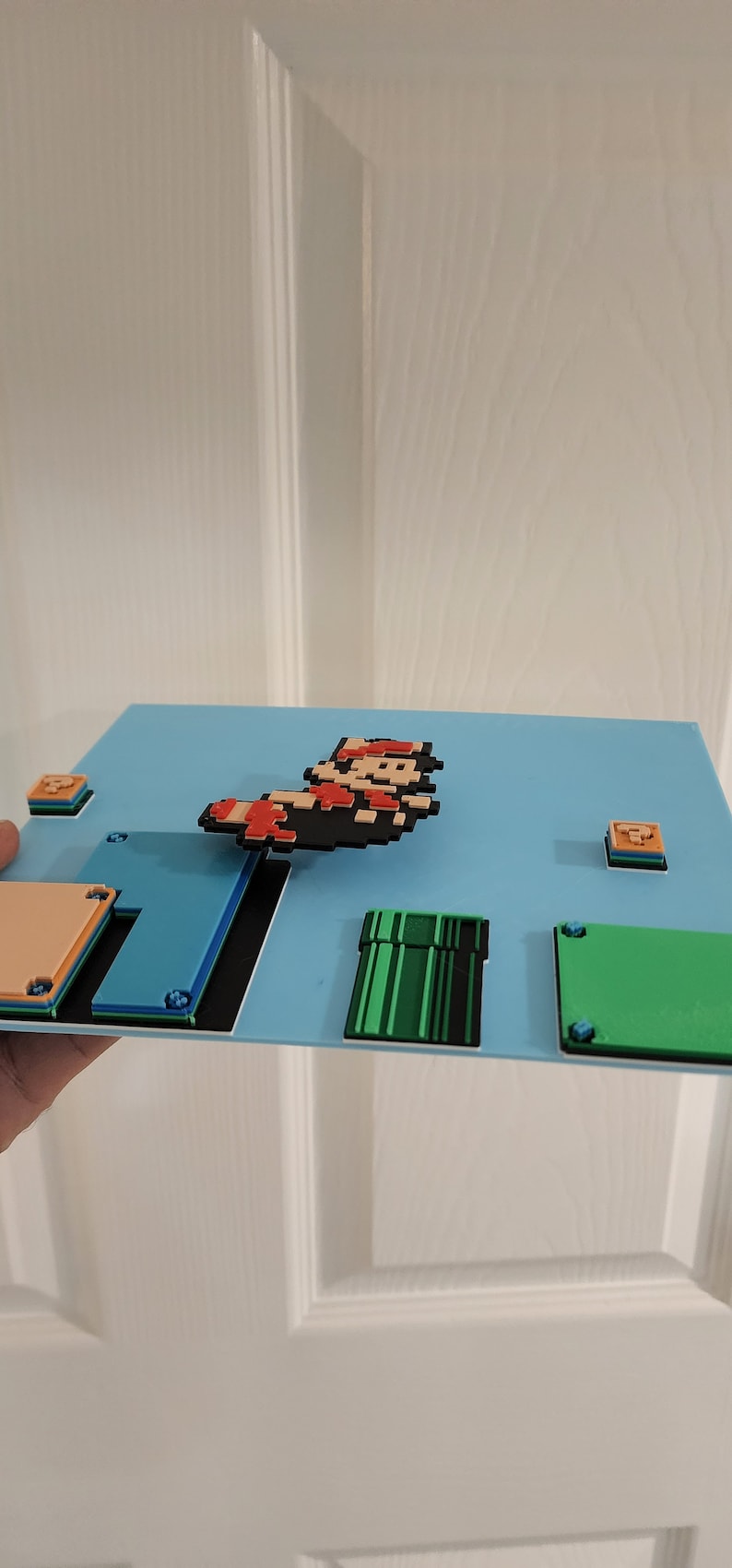 3D Printed Pixel Art Super Mario 3 Racoon Wall - Etsy