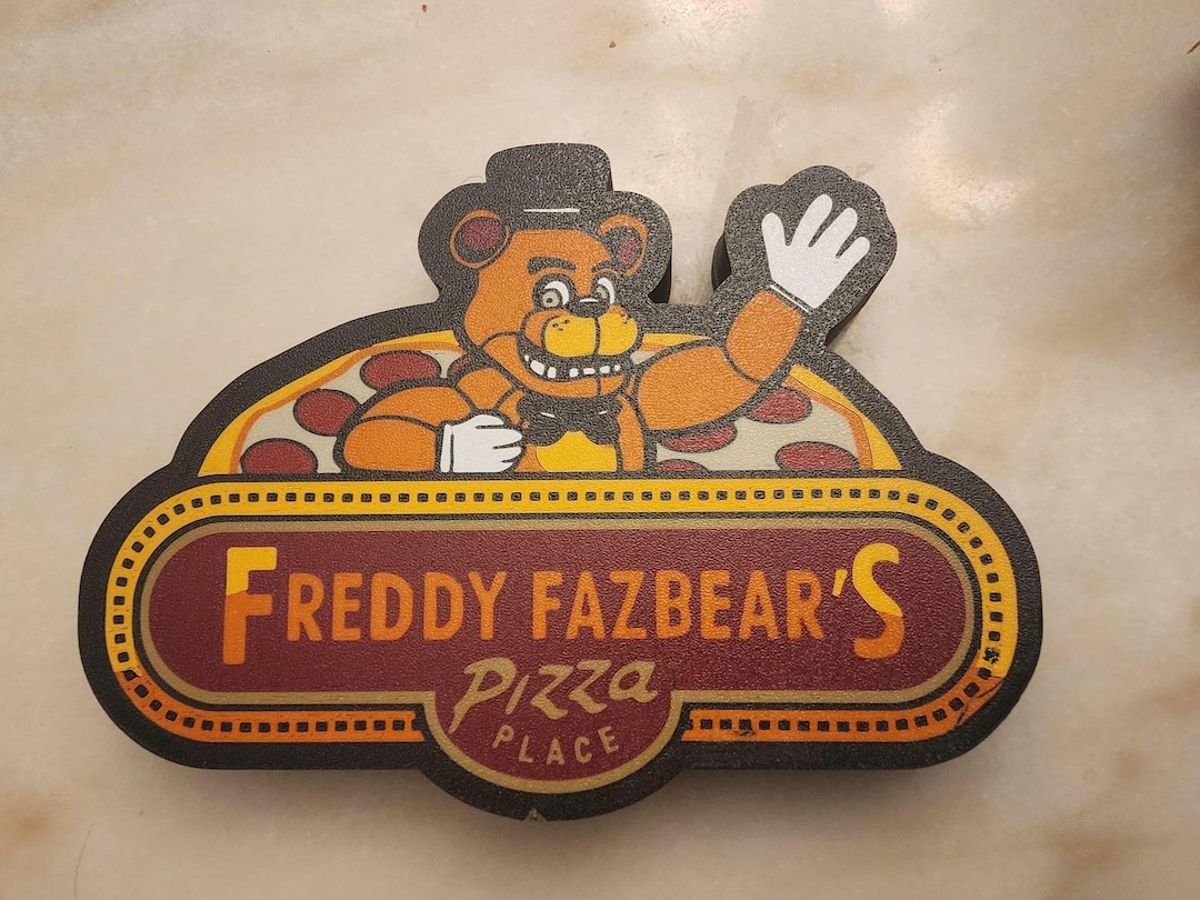 Freddy Fazbear Pizza Place FNAF Inspired LED Sign Remote Controlled ...