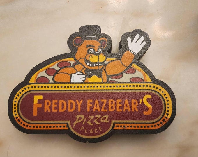 Freddy Fazbear Pizza Place FNAF Inspired LED Sign Remote Controlled - Etsy