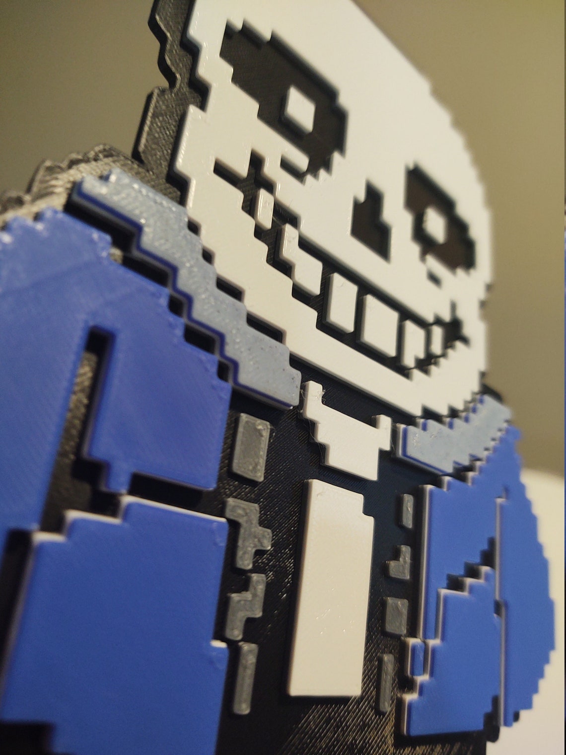 Sans the Skeleton Undertale Bas-relief Wall Art 3d Printed Gameroom Man ...