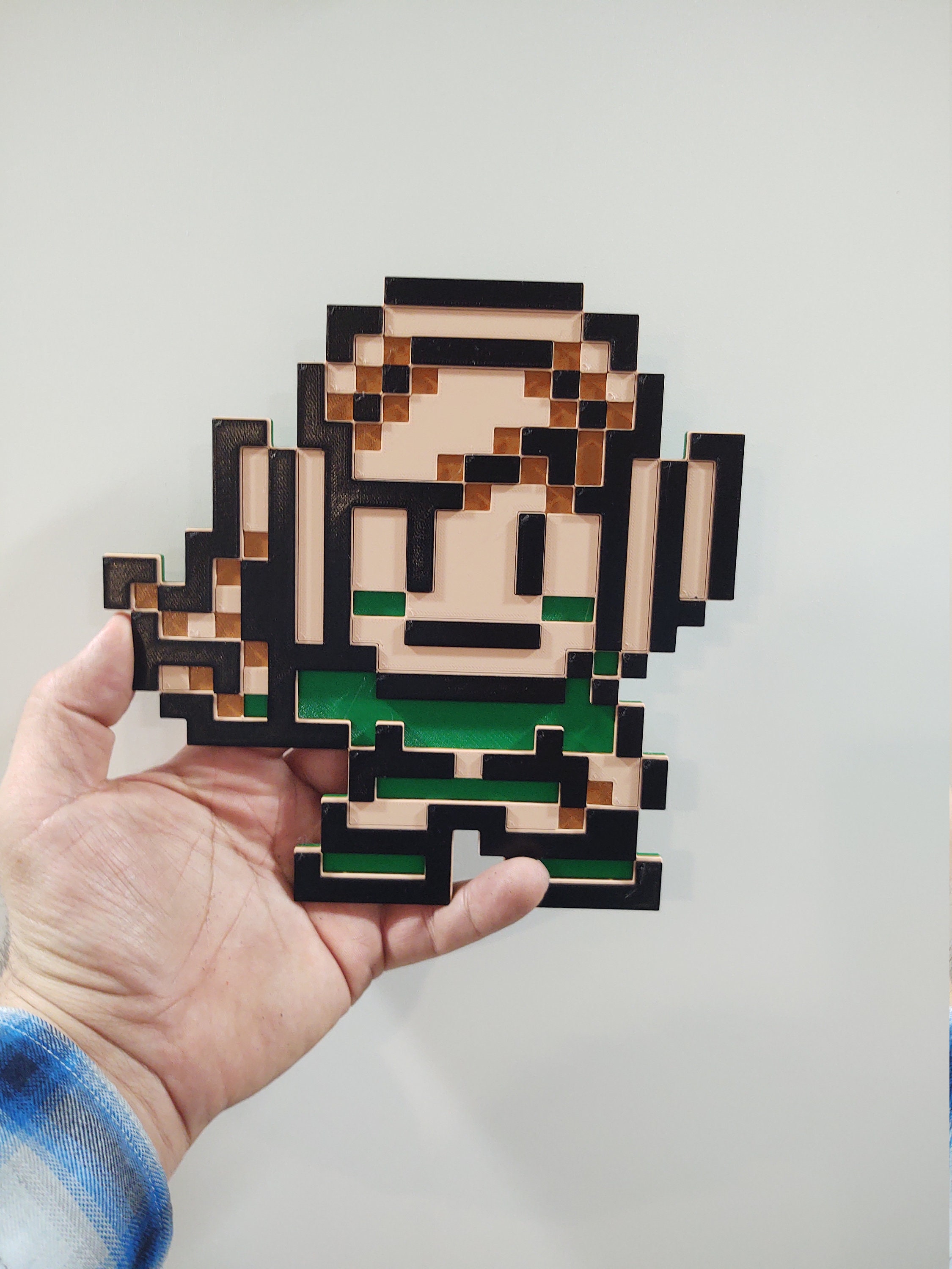 Full Body Zebra Pixel Art