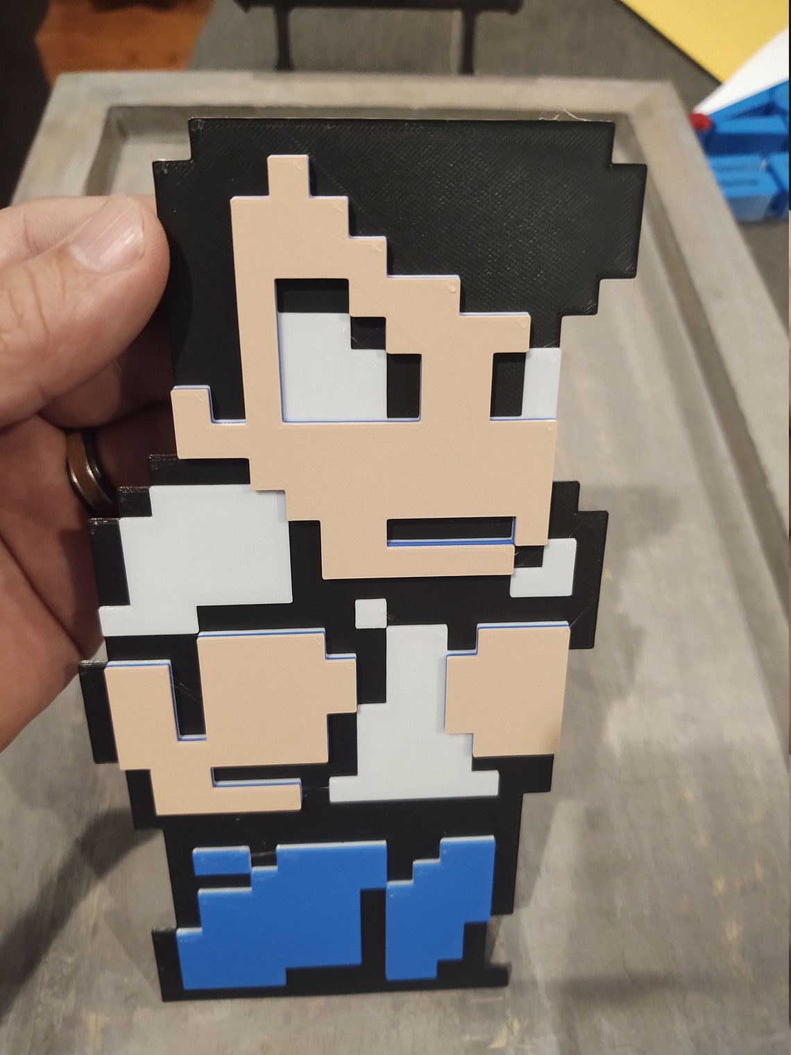 Alex River City Ransom 3D Wall Art - NES Gamer Decor - Etsy