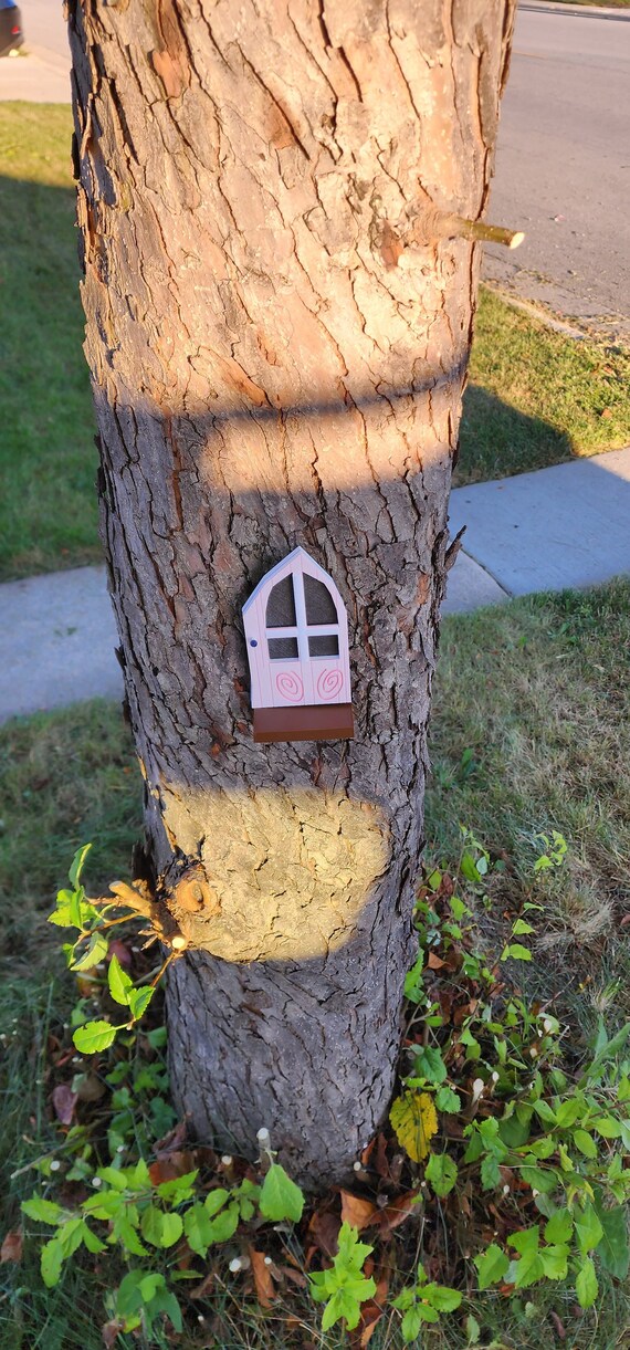 Working Fairy Door 3D Printed Tree Ornament Decoration Outdoor - Etsy