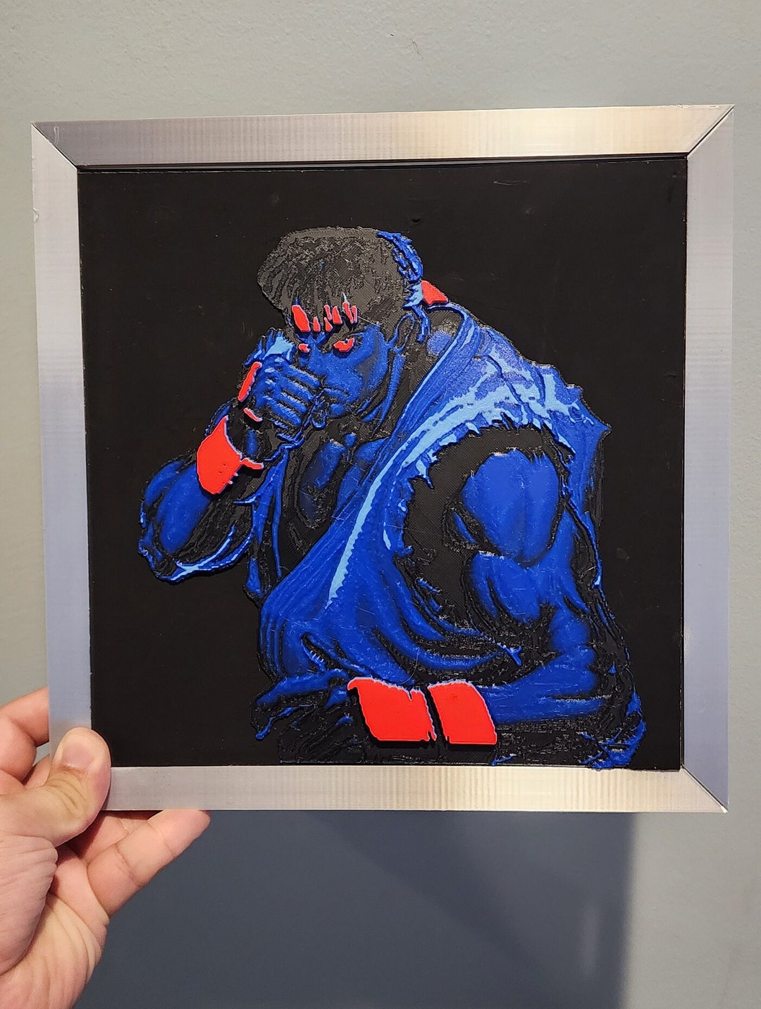 SF2 Ryu Start Screen 3D Print 8" - Etsy