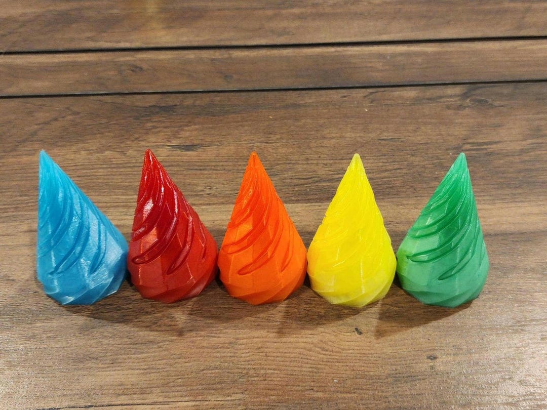 Pass Through Cone Screw Viral Tiktok Fidget 3d Printed Impossible Helix - Etsy