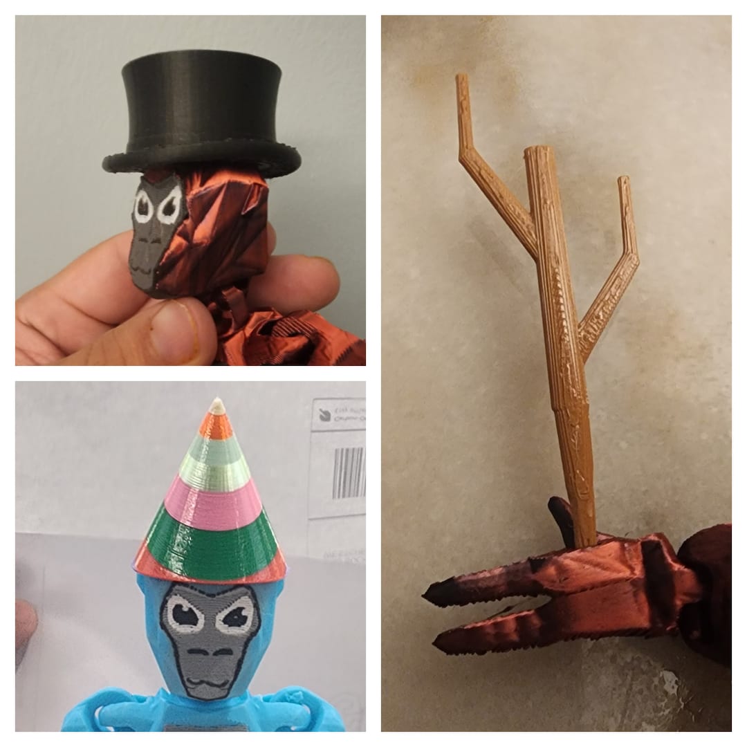 Gorilla Tag 8" Compatible Accessories Cosmetics Props (gorilla Not ...