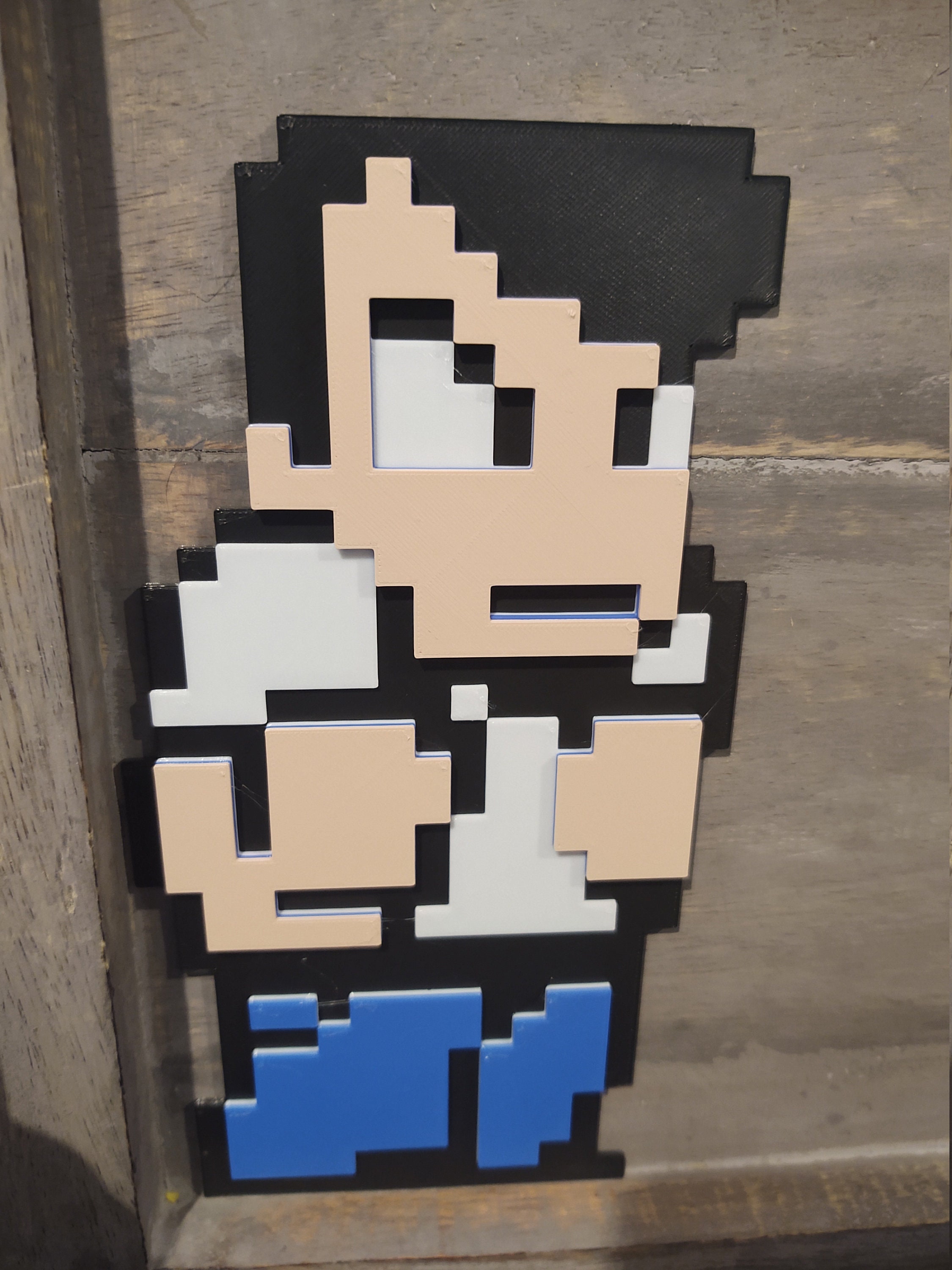 Alex River City Ransom 3D Wall Art - NES Gamer Decor - Etsy