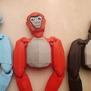 Large Gorilla Tag Flexible Action Figure, Custom Color - Etsy