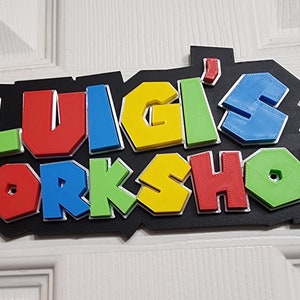 Custom Video Game Sign Wall Art Room Door 9" or 18" Across - Etsy