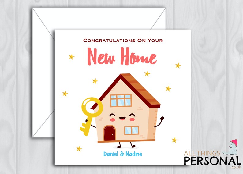 Congratulation on Your New Home Card House Warming Card | Etsy