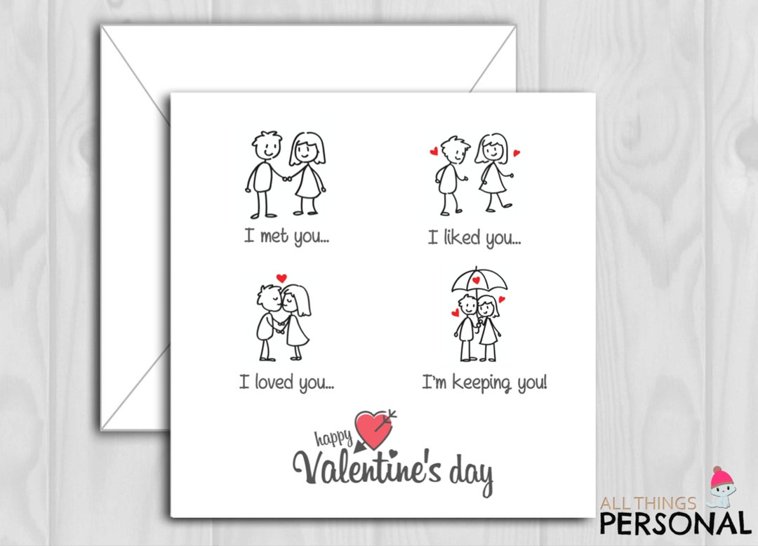 Valentine's Day Card for Husband Wife Boyfriend Girlfriend Parter Love ...