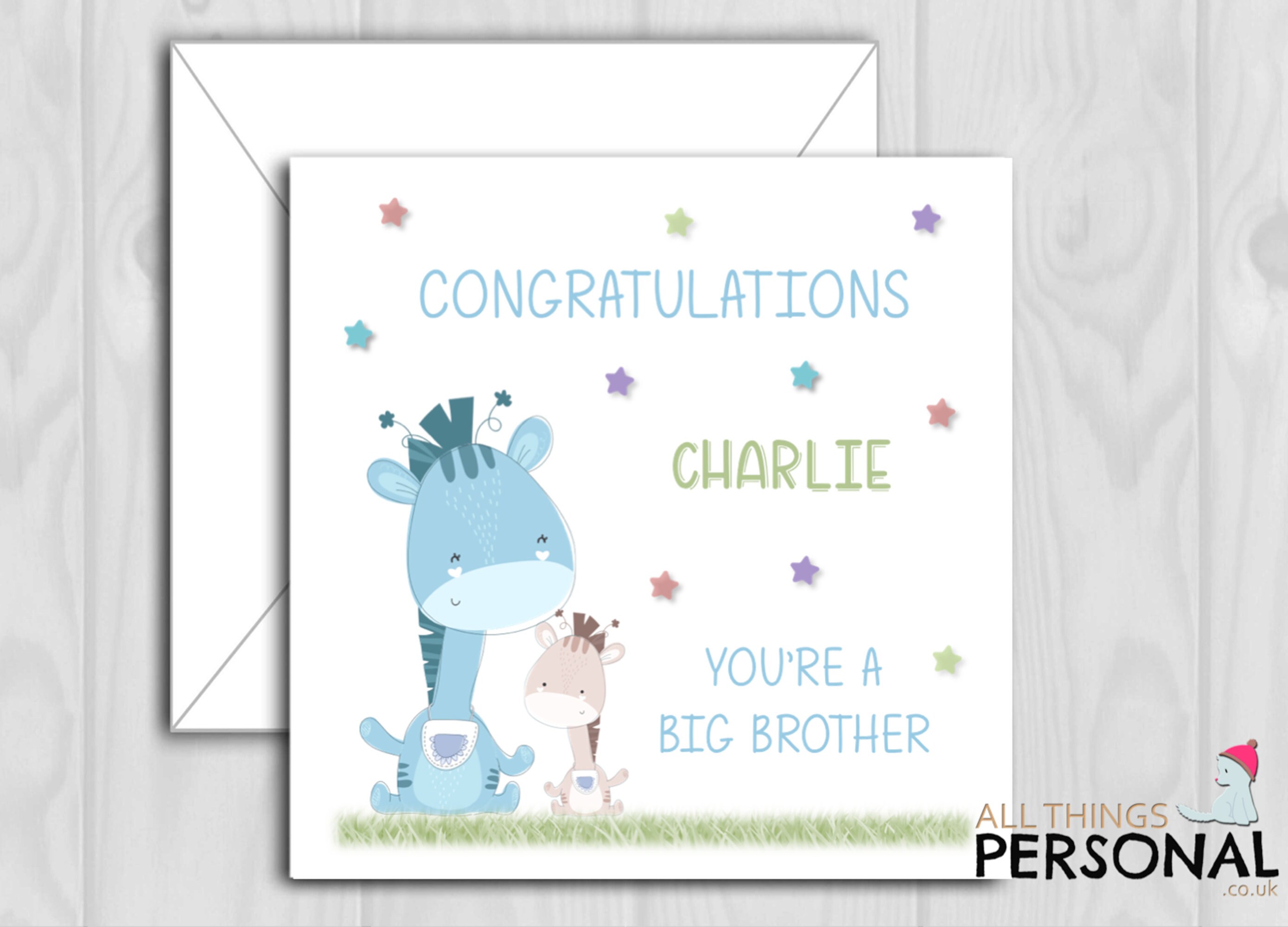 Personalised Congratulations on Becoming A Big Brother Card - Etsy UK