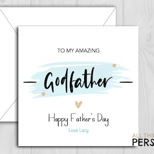 Personalised Father's Day Card - Fathers Day Card for Dad Grandad Uncle ...