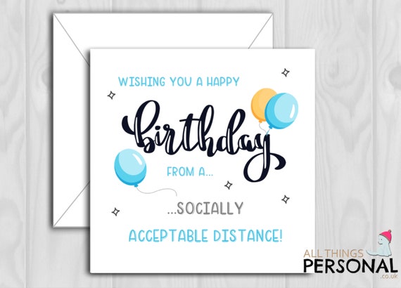 Funny Isolation Birthday Card Joke Birthday Card for Dad | Etsy