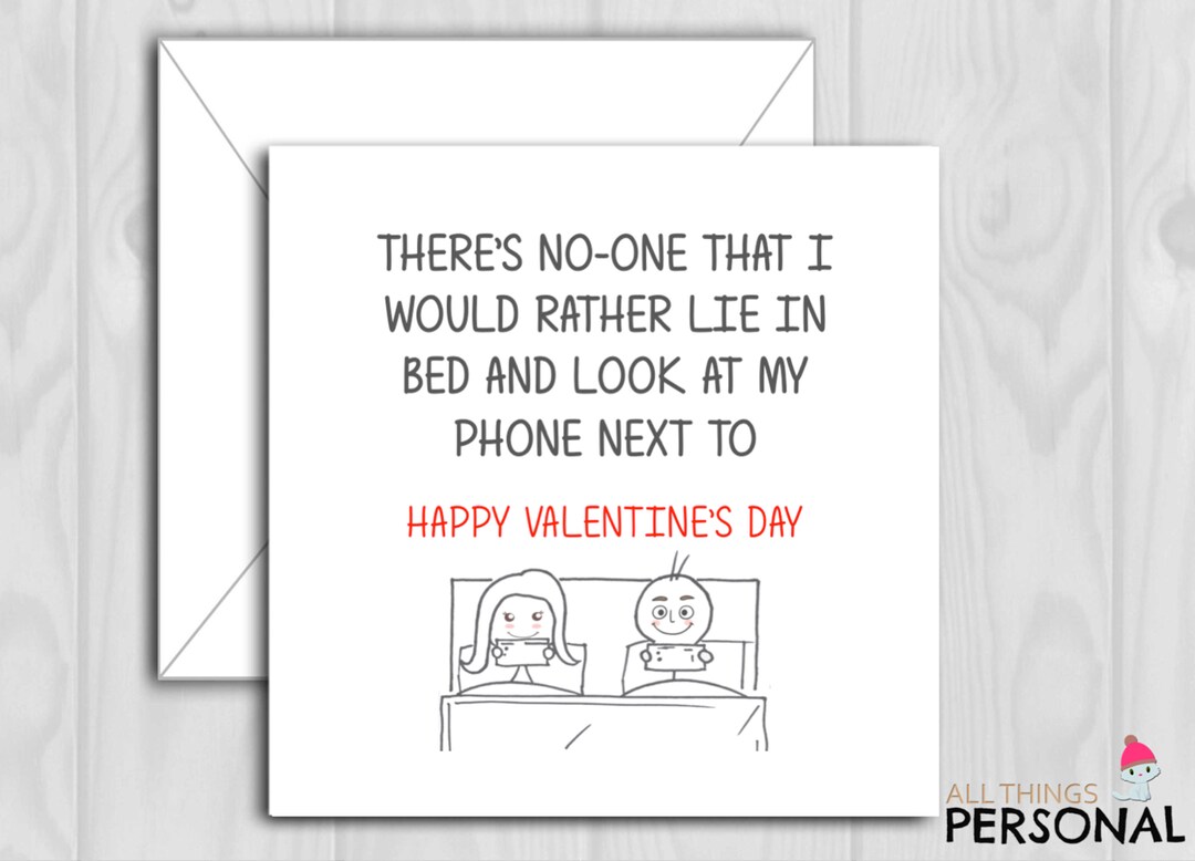 Funny Valentines Day Card for Husband Wife Boyfriend Girlfriend Parter ...