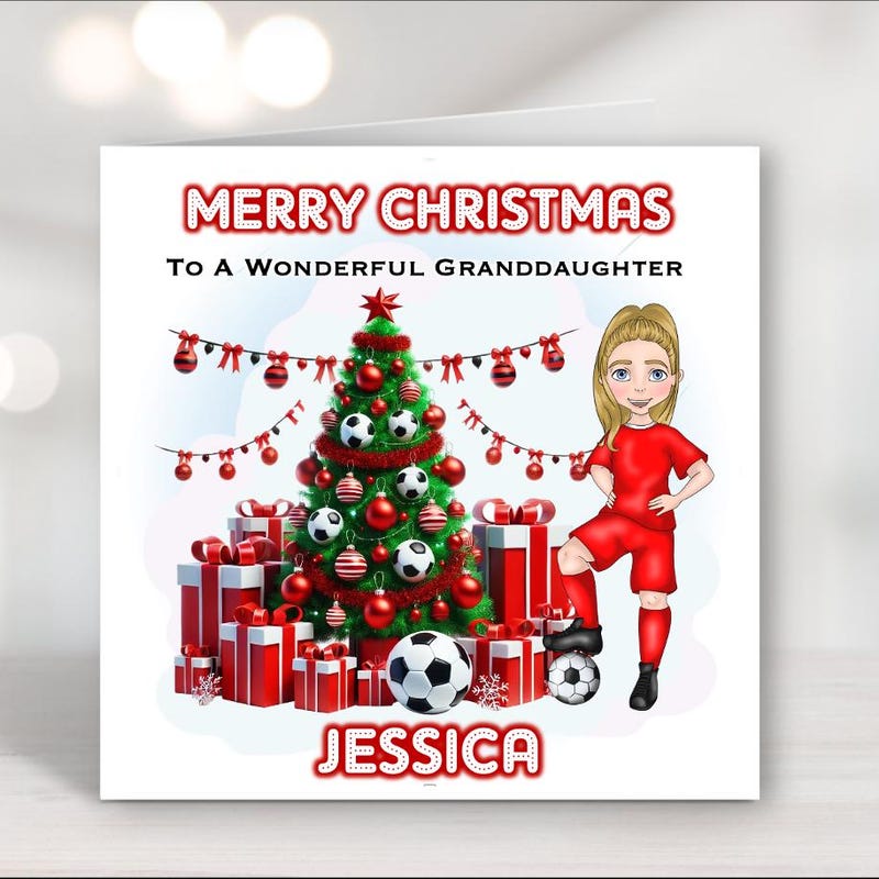 Football Christmas Cards - Etsy UK