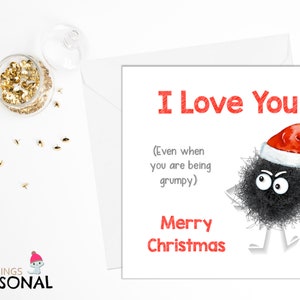 Funny Christmas Card With Humour Cheeky Joke Christmas Card for Husband Wife Boyfriend ...