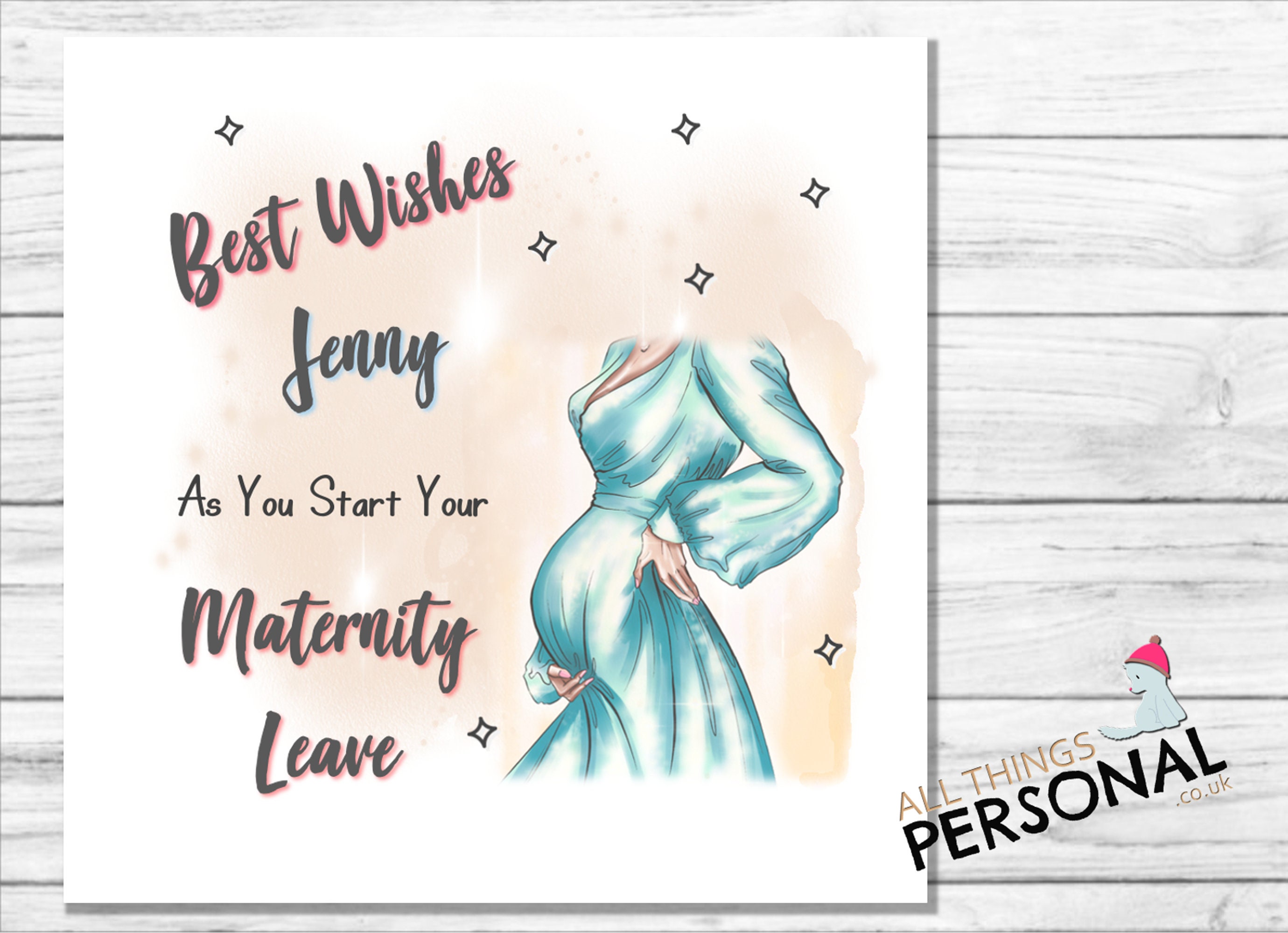 Personalised Maternity Leave Card Mummy to Be Congratulations - Etsy ...