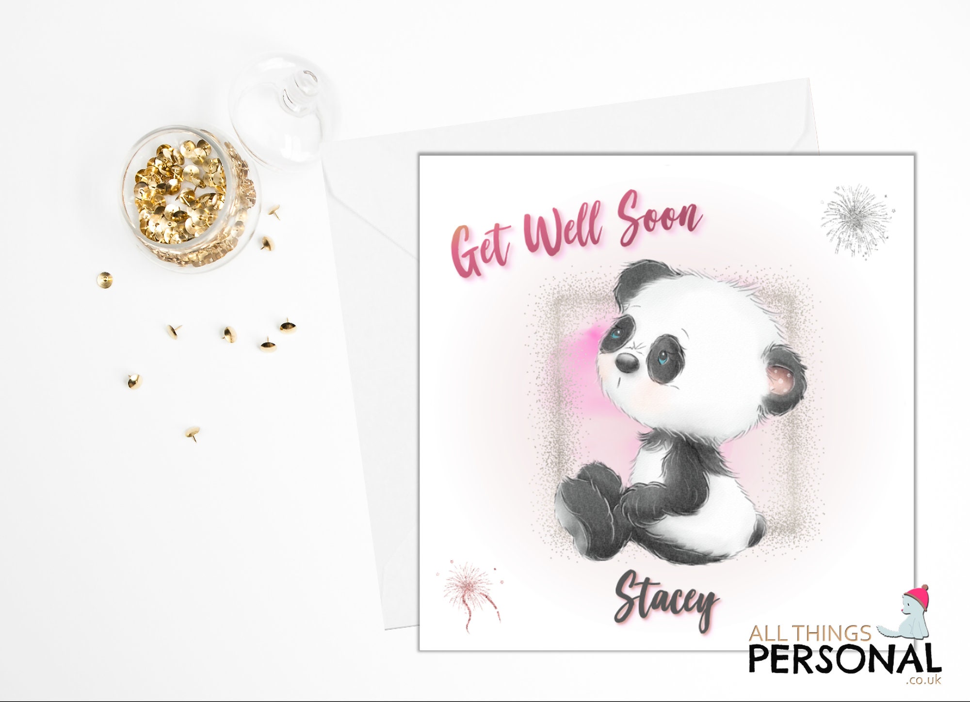 Personalised Get Well Soon Card Speedy Recovery After - Etsy
