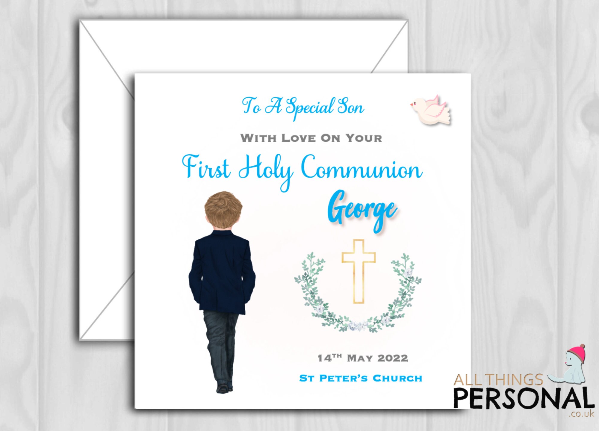 Holy Communion Cards Boy