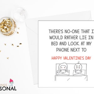Funny Valentines Day Card for Husband Wife Boyfriend Girlfriend Parter ...