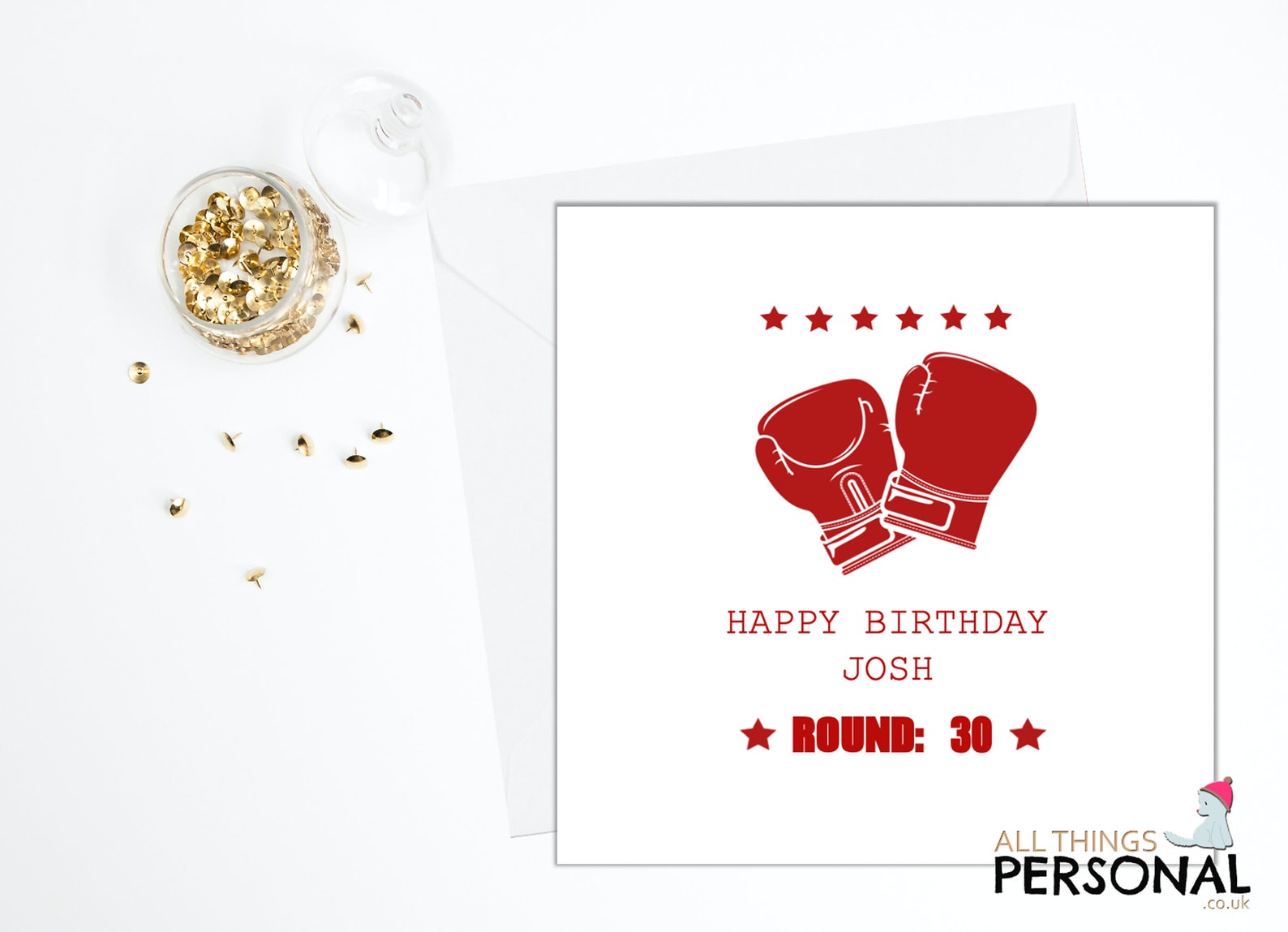 Personalised Boxing Birthday Card for Son Grandson Nephew - Etsy