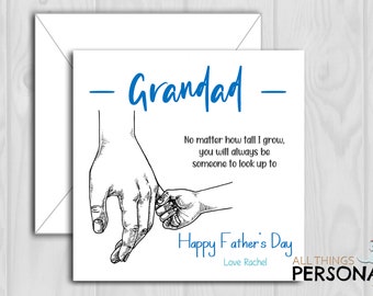 Personalised Grandad Moments Card for Fathers Day | Etsy