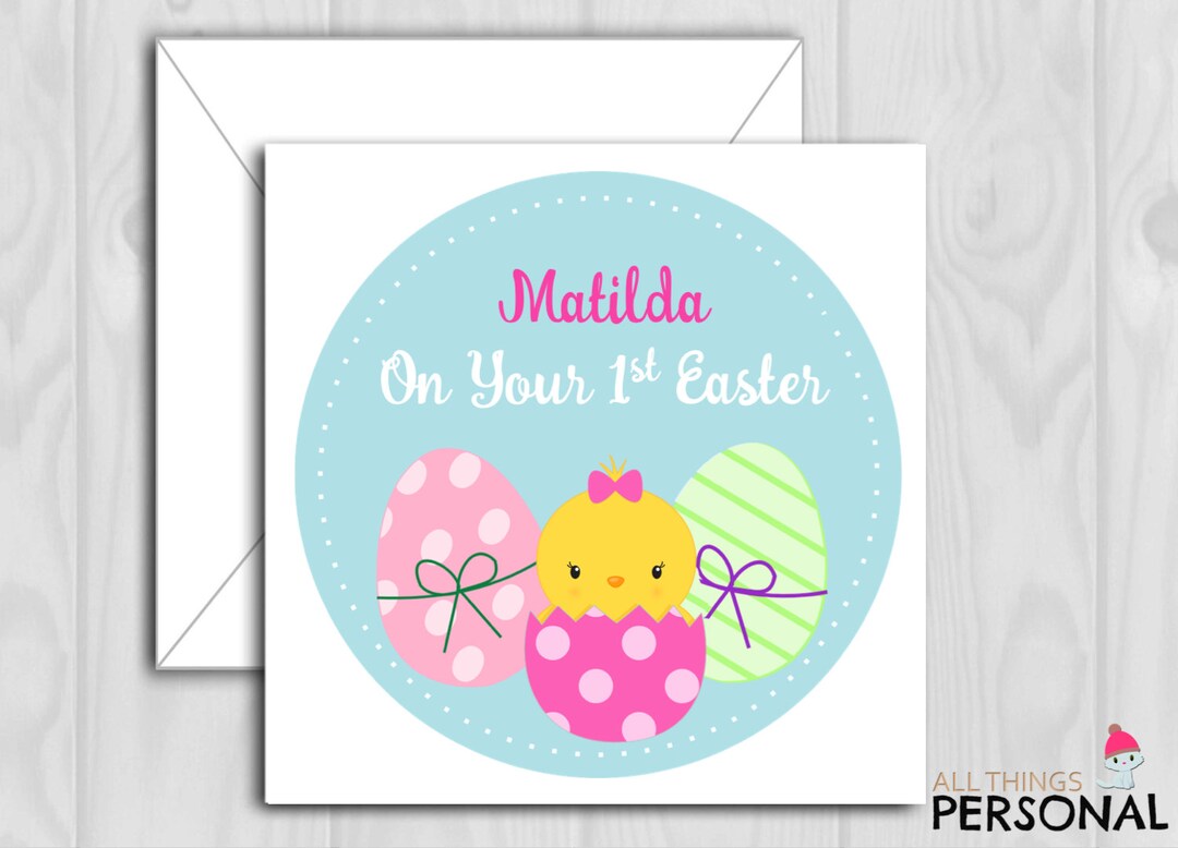 Personalised Easter Card for Daughter Sister Niece Granddaughter ...