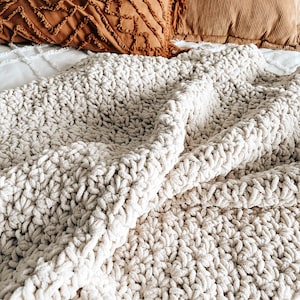 Super Chunky Crochet Blanket Pattern Instant PDF Download - Etsy
