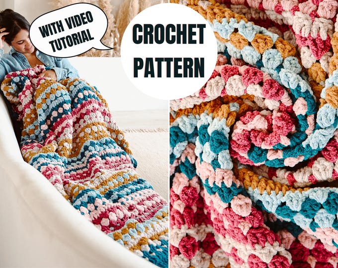 Angela Weber Twilight Crochet Blanket Pattern - Etsy Canada