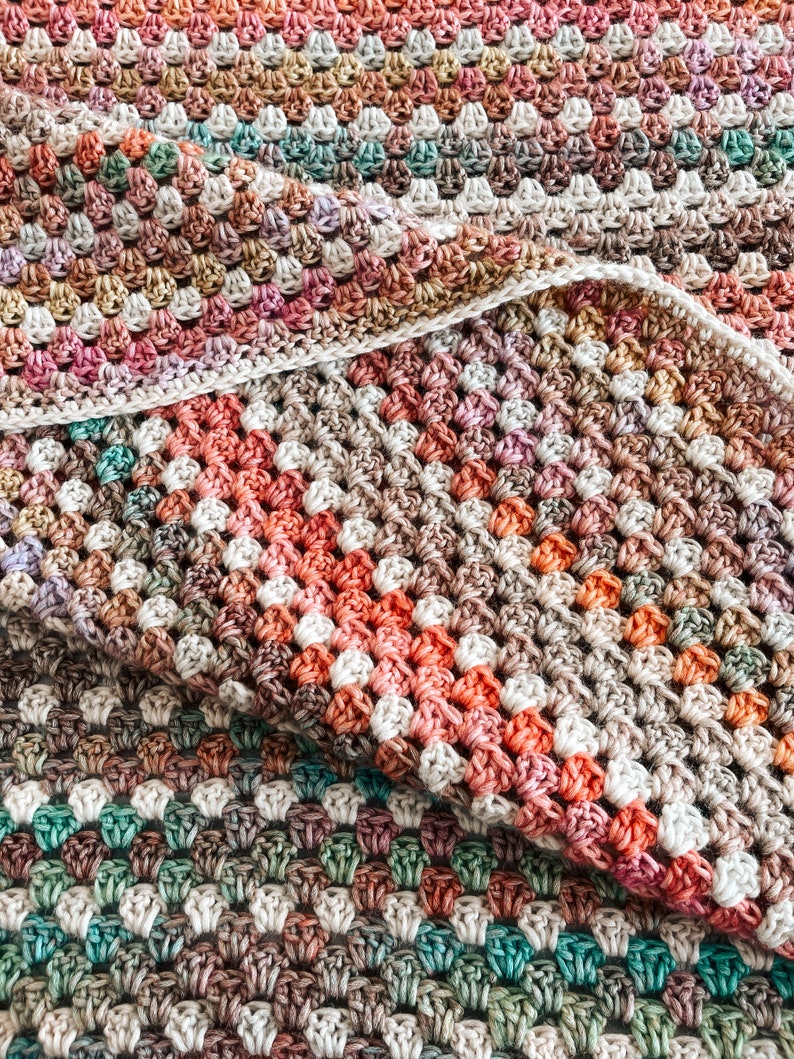 Crochet Blanket Pattern Primavera Blanket 14 Sizes Easy - Etsy