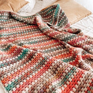 Crochet Blanket Pattern || Primavera Blanket 14 Sizes || Easy Crochet ...