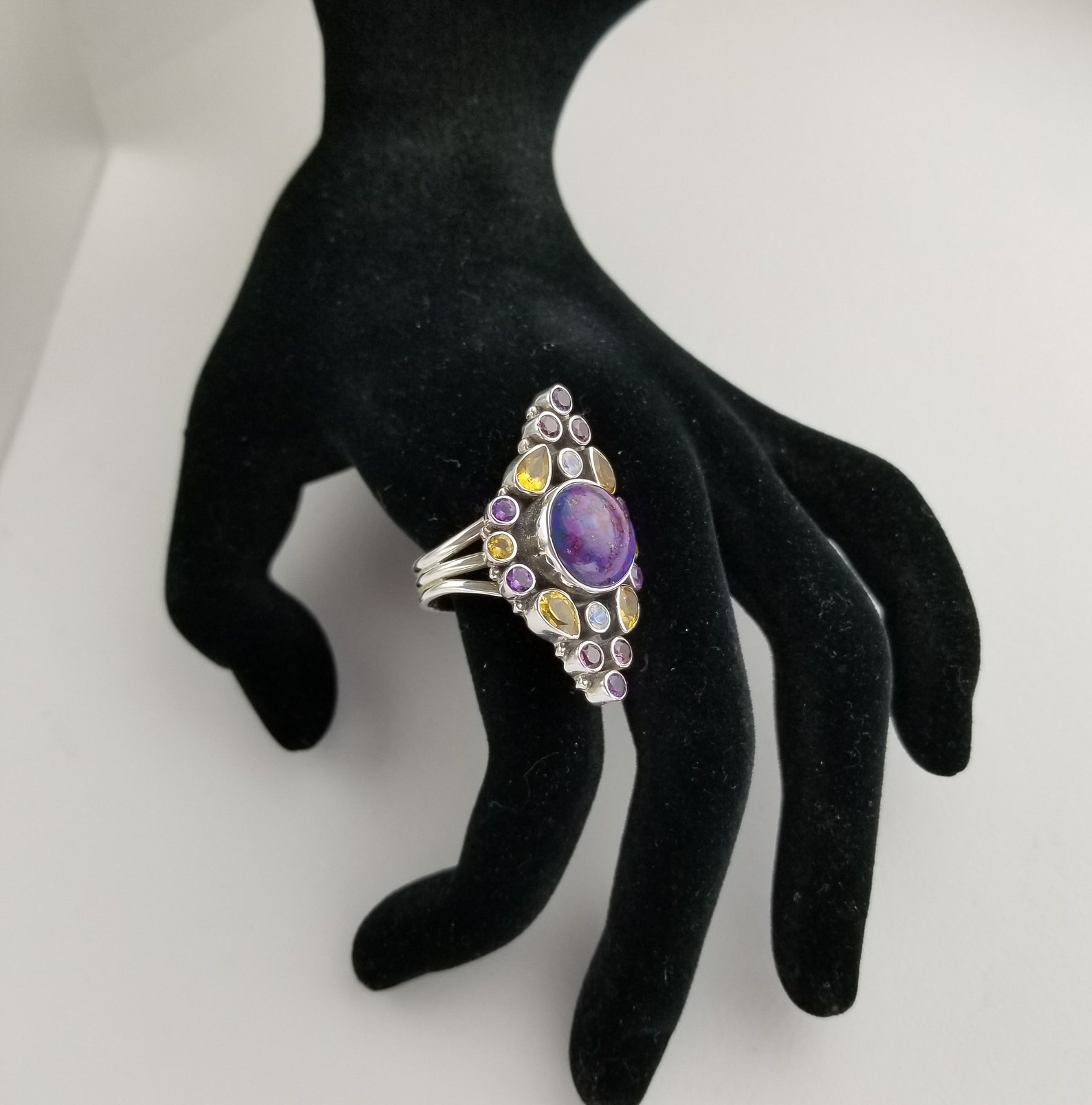 Nicky Butler Raj Bright Purple Turquoise & Multi - Etsy