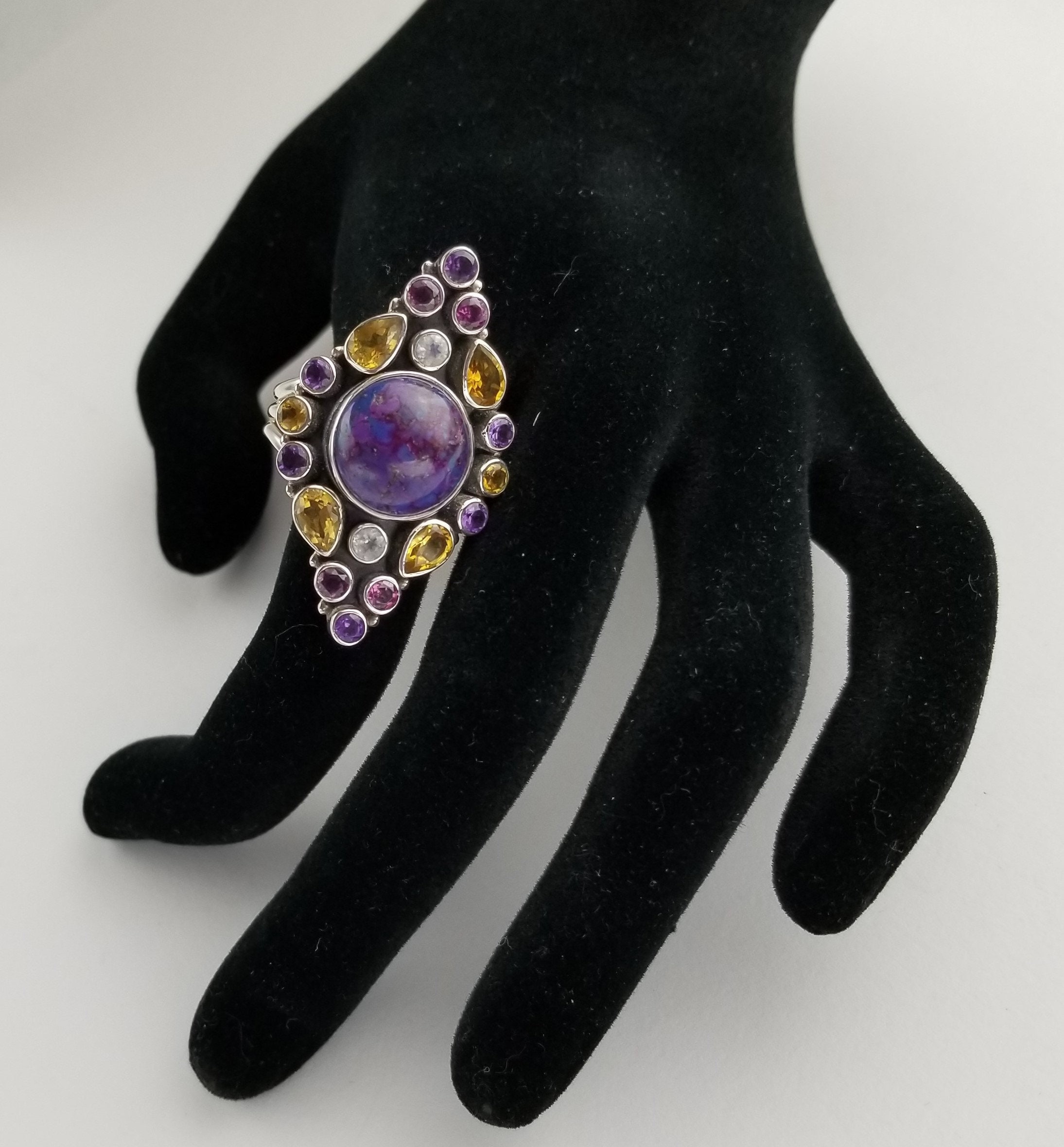 Nicky Butler Raj Bright Purple Turquoise & Multi - Etsy