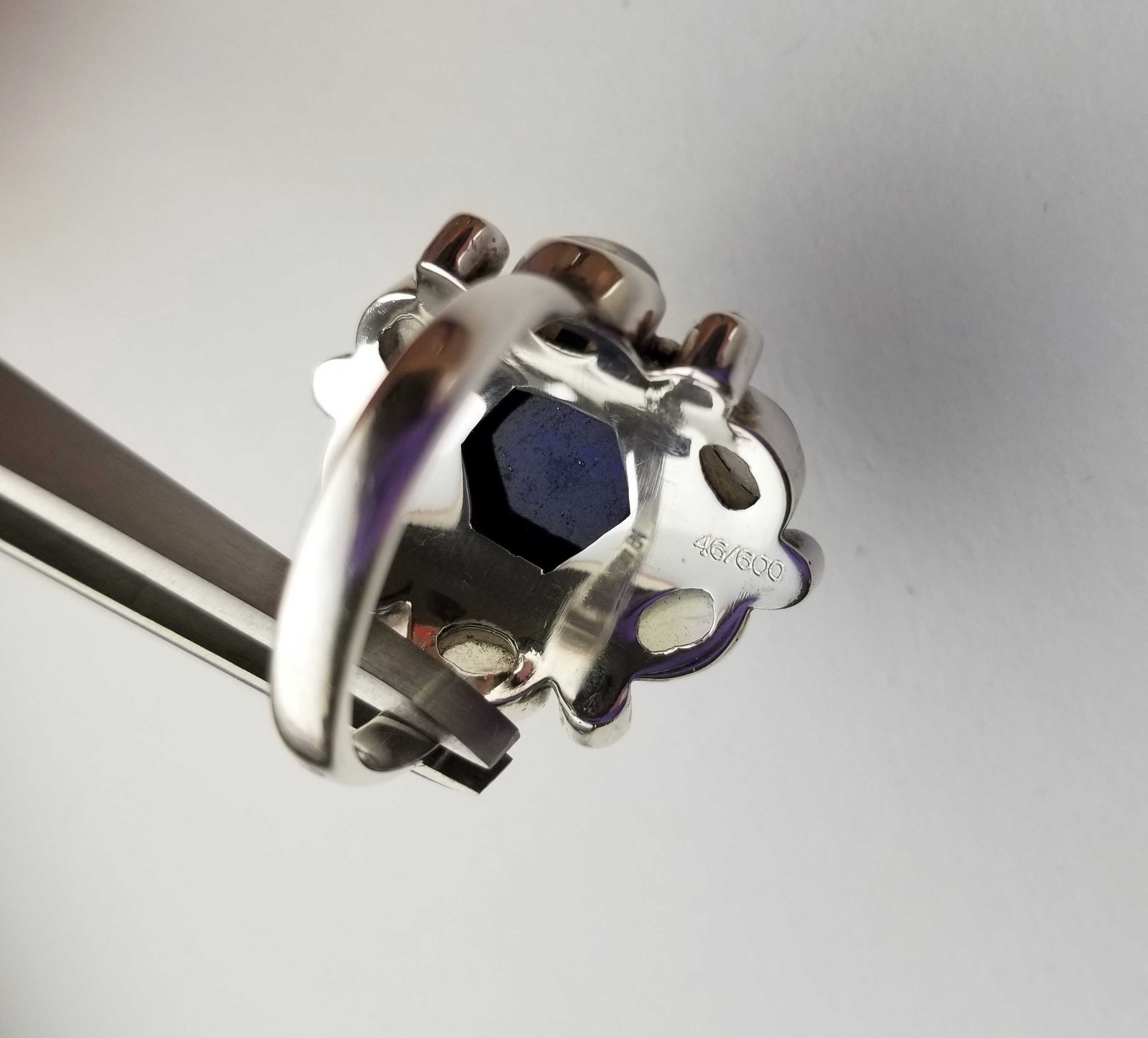 Nicky Butler Raj Checkerboard Cut Hexagon Lapis Lazuli & - Etsy