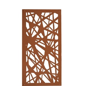 Metal Privacy Screen Outdoor, Steel Web, Privacy Garden Panels, Metal ...