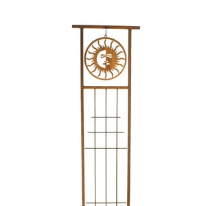 Brilliant Rays of the Sun With Moon...garden Trellis Plant Trellis ...