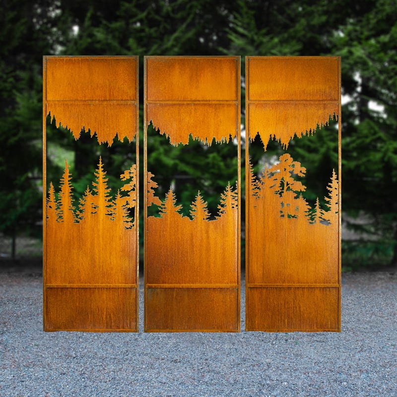 Privacy Screen Forest - Etsy